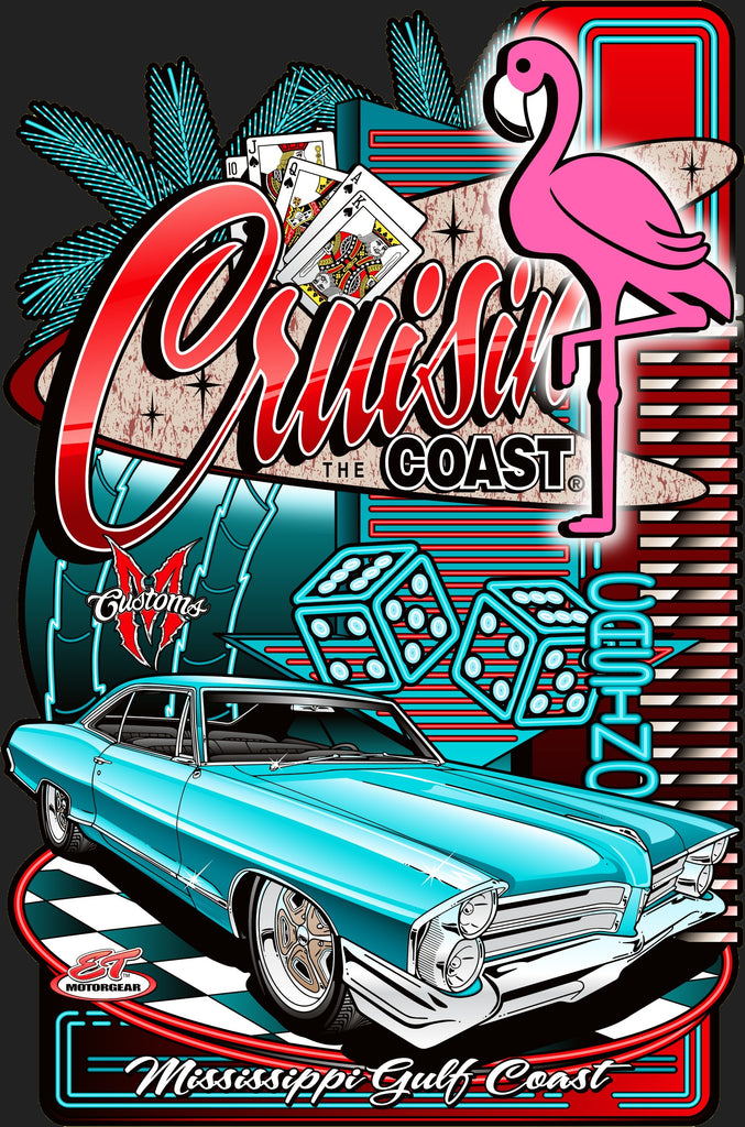 2024 Cruisin' The Coast Martin Bros. Metal Sign – ET Motorgear